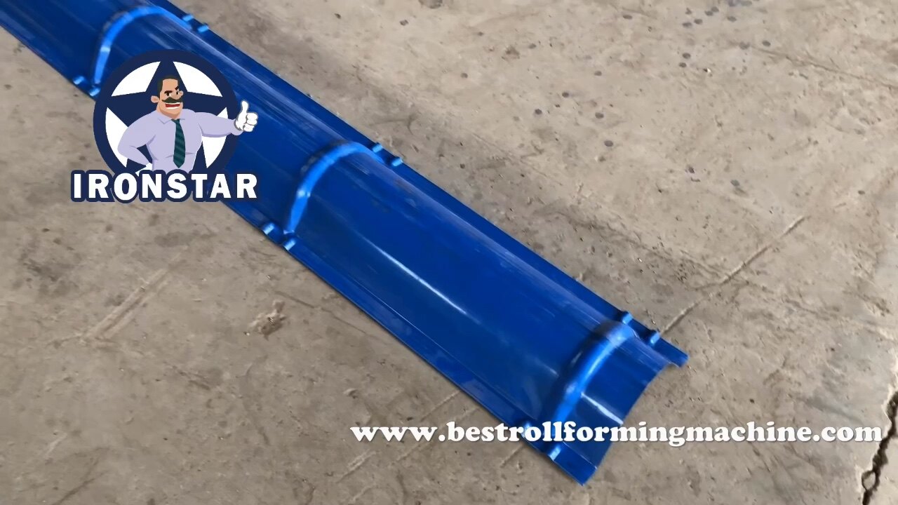 Ironstar Metal Tile Capping Ridge Roof Panel Roll Forming Machine In ...