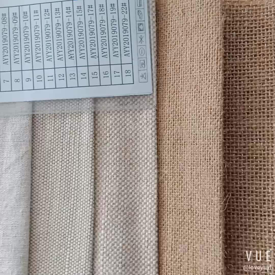 Eco Friendly Fine Grey Burlap Linen Fiber Canvas Woven Cotton Jute Sofa ...