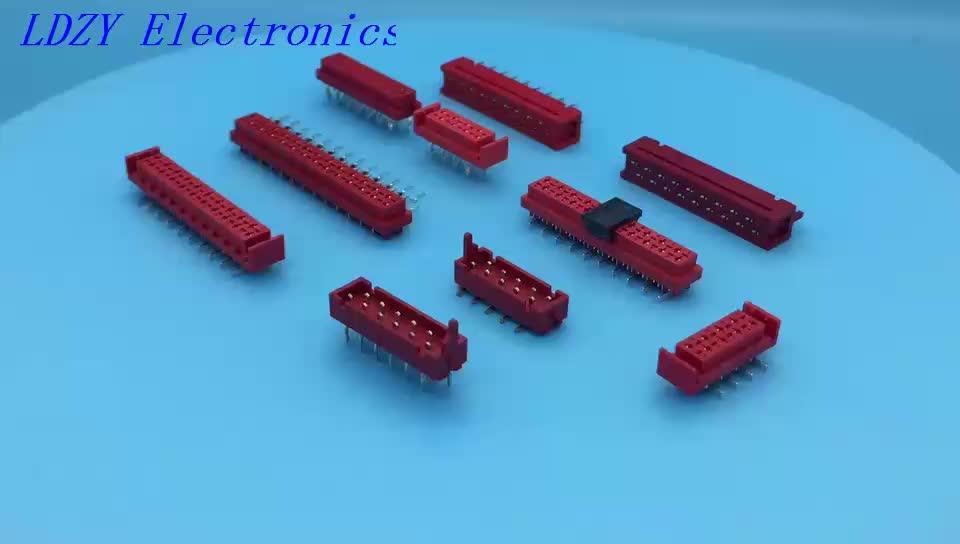 1.27mm Pitch Dip Flat Cable Double Row Idc Connector - Buy Idc Double ...