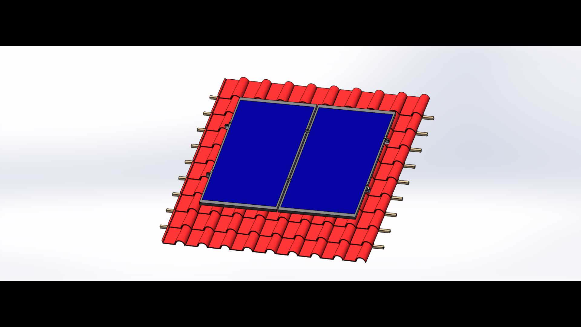 Pitched Roof Mounting System For Tile Easy Installation Solar Panels ...