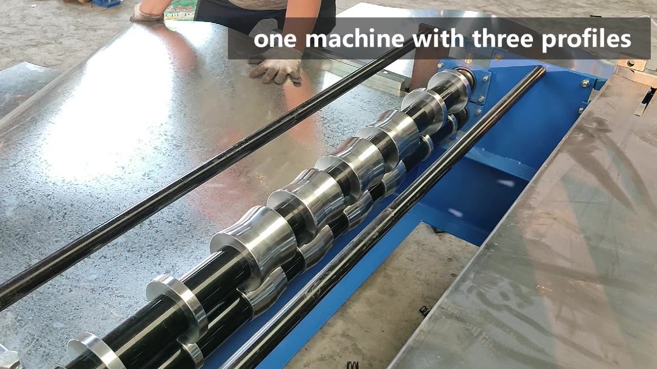 Popular Three Layers Tiles Roll Forming Machine Sheet Making Machine ...