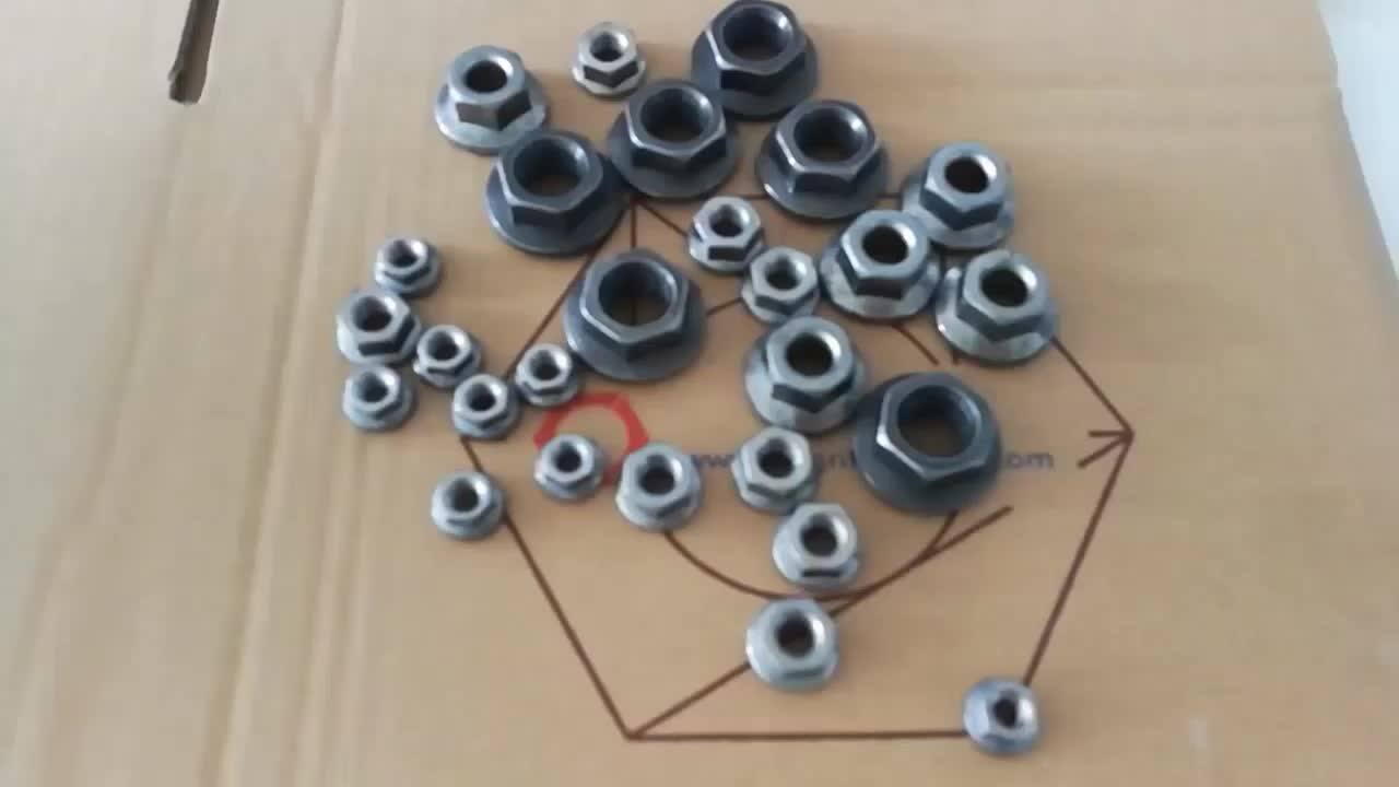 Supply Wholesaler Carbon Steel Hex Flange Head Weld Nut Iso 21670 M6 M8 ...