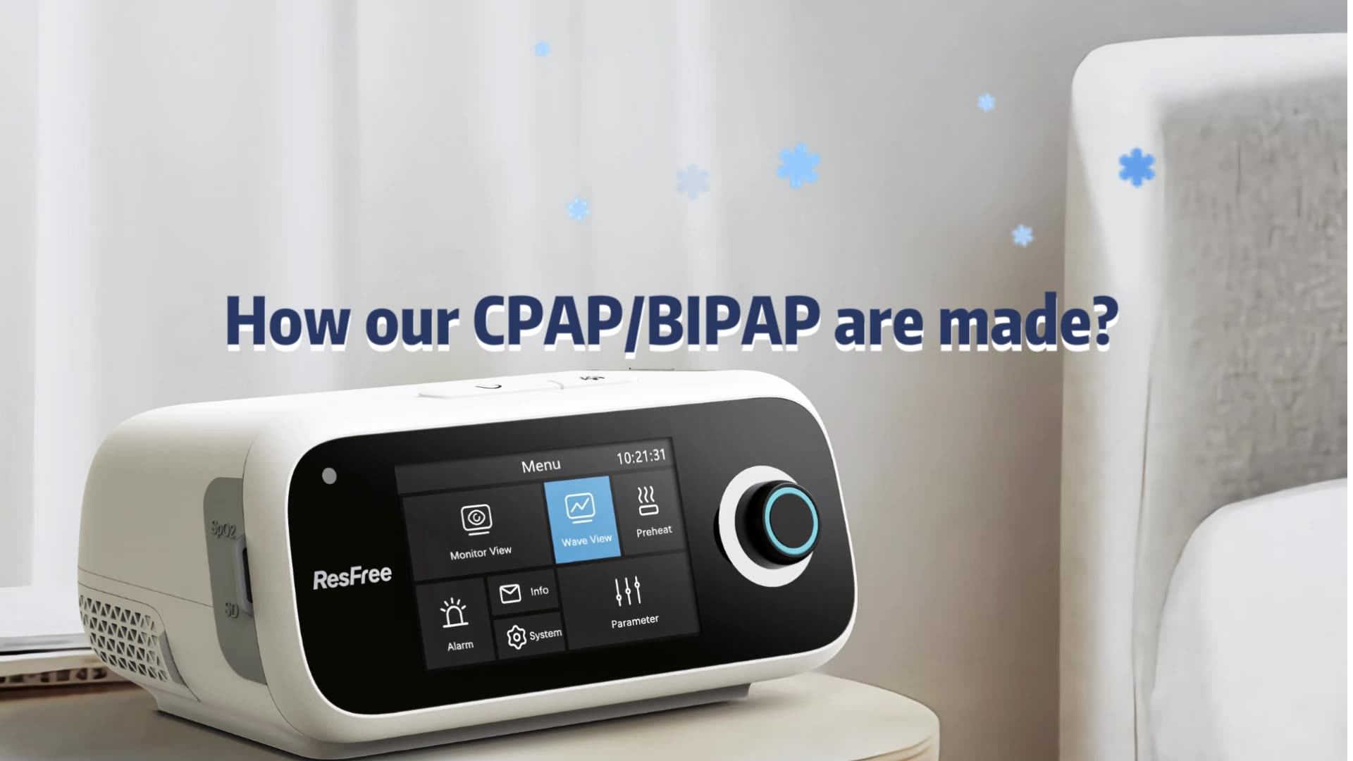 Ce/iso Approved Portable Medical Cpap/bi Pap Machine Home Use Bi Pap ...