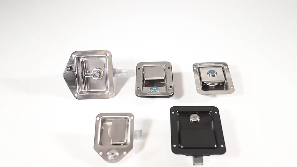 Recessed Door Generator Box Plastic Cabinet Flush Paddle Handle Lock ...