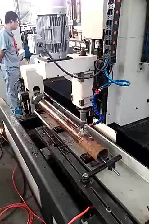 Cnc Oil Pipe Drilling Machine For 6 Meters Tube Engineers Available To ...