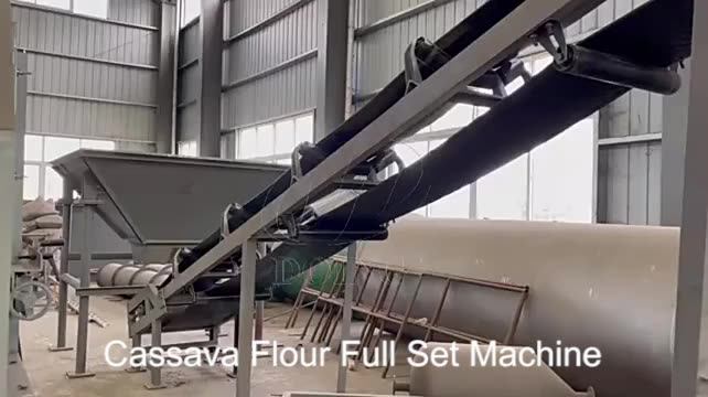Commercial Usage Cassava Tubers Processing Cassava Flour Producing Line ...