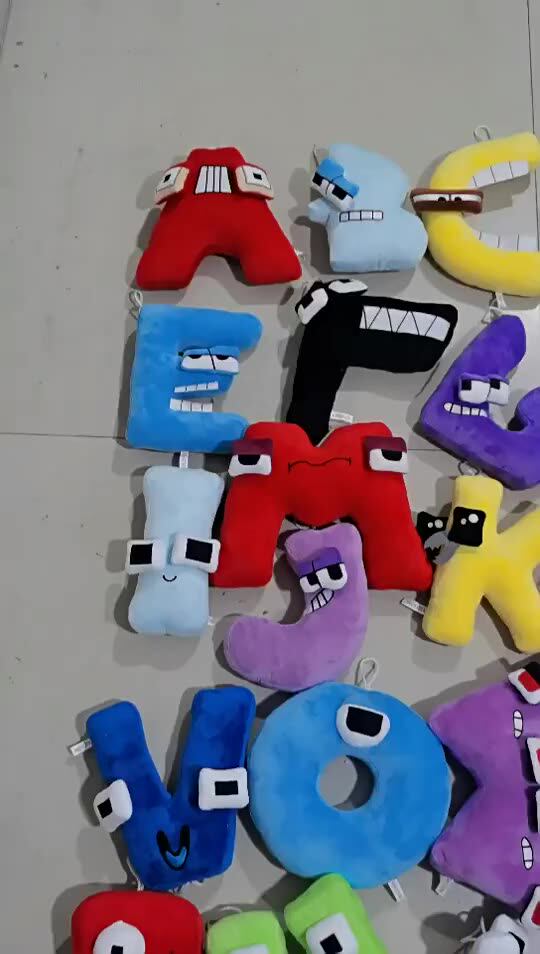 New Abcd Toys For Kid Plush Alphabet Letter Toys Unisex Individual ...