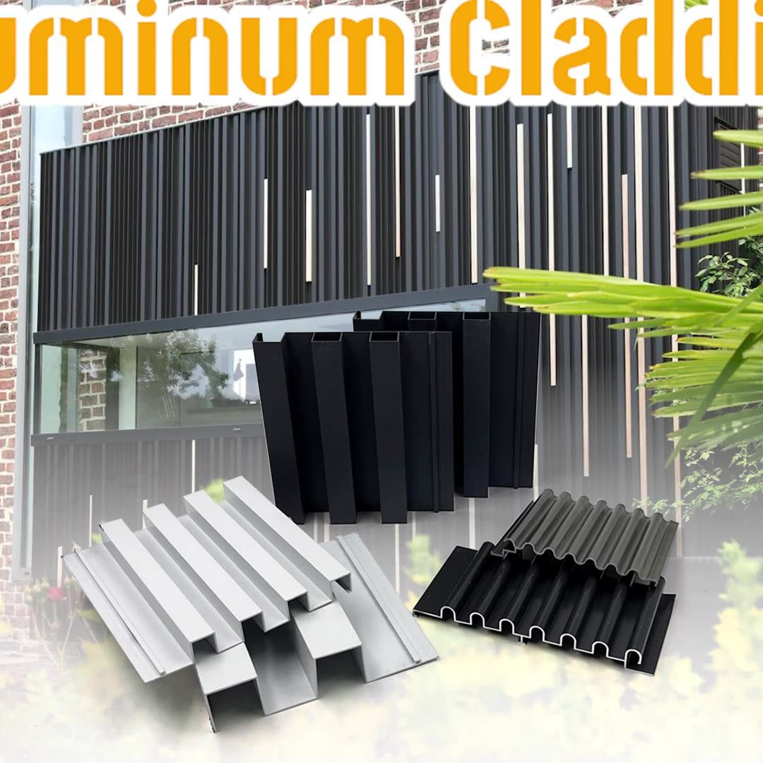 Powder Coating Great Wall Panels Profile Exterior Aluminum Metal Wall ...