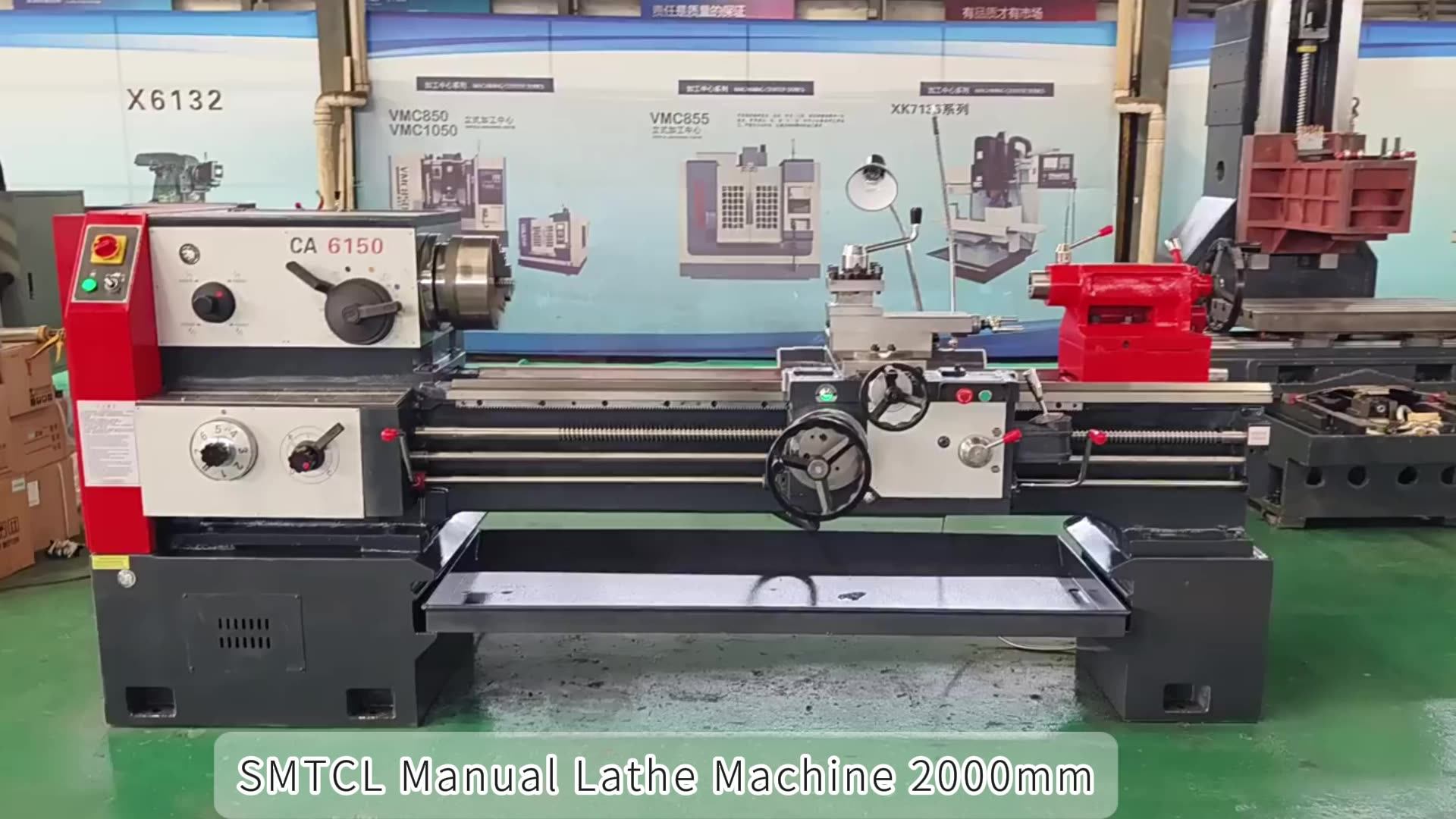 Heavy Duty Gap Lathe Cw6180g Machine Tool Ordinary Lathe 6280 12 Meter ...