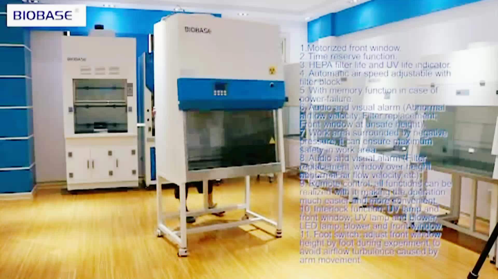 Biobase China Biosafety Cabinet B2 Level 2 100 Cm With Alarm System For ...