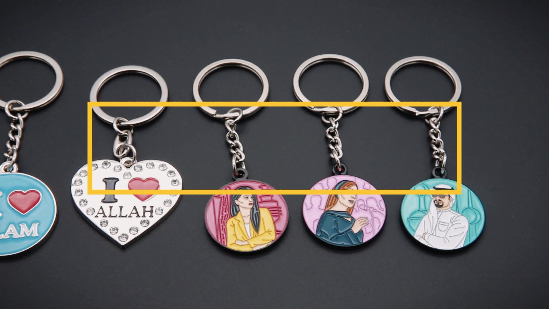 Custom Cheap Metal Keychain Manufacturers Wholesale Promotion Key Ring ...