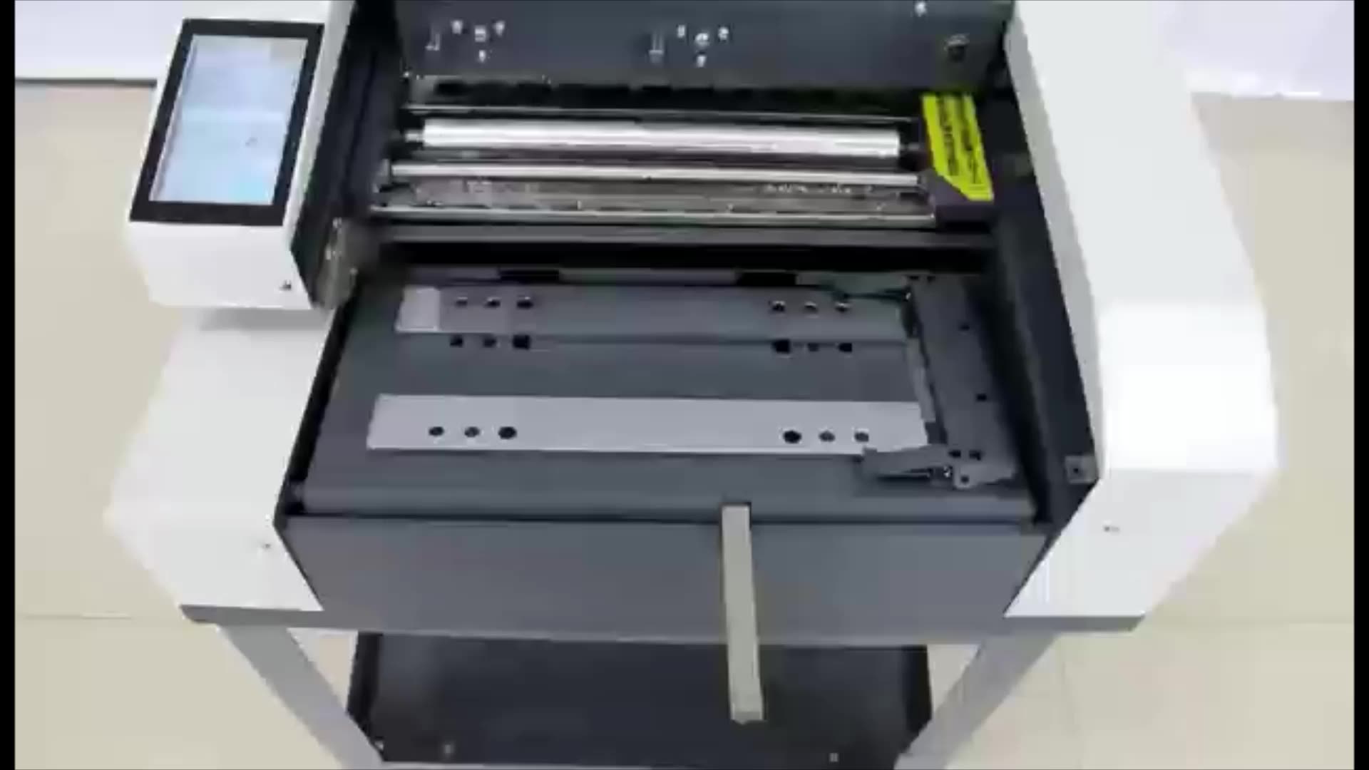 A4 Size Touch Screen Desktop Double Rubber Wheel 35mm Thickness 320mm Length Fully Automatic Hot ...