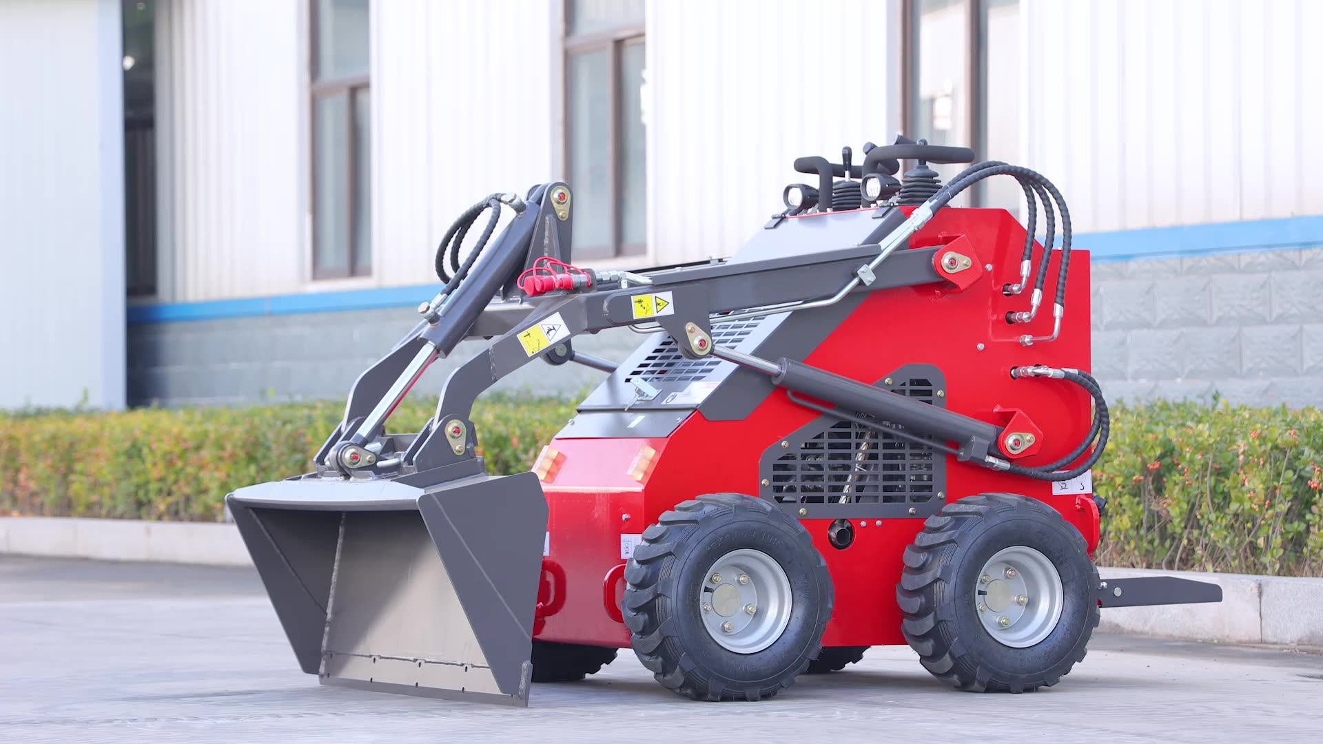 Free Shipping Epa Engine Mini Skid Steer Wheel Loader Cheap Skid Steer ...