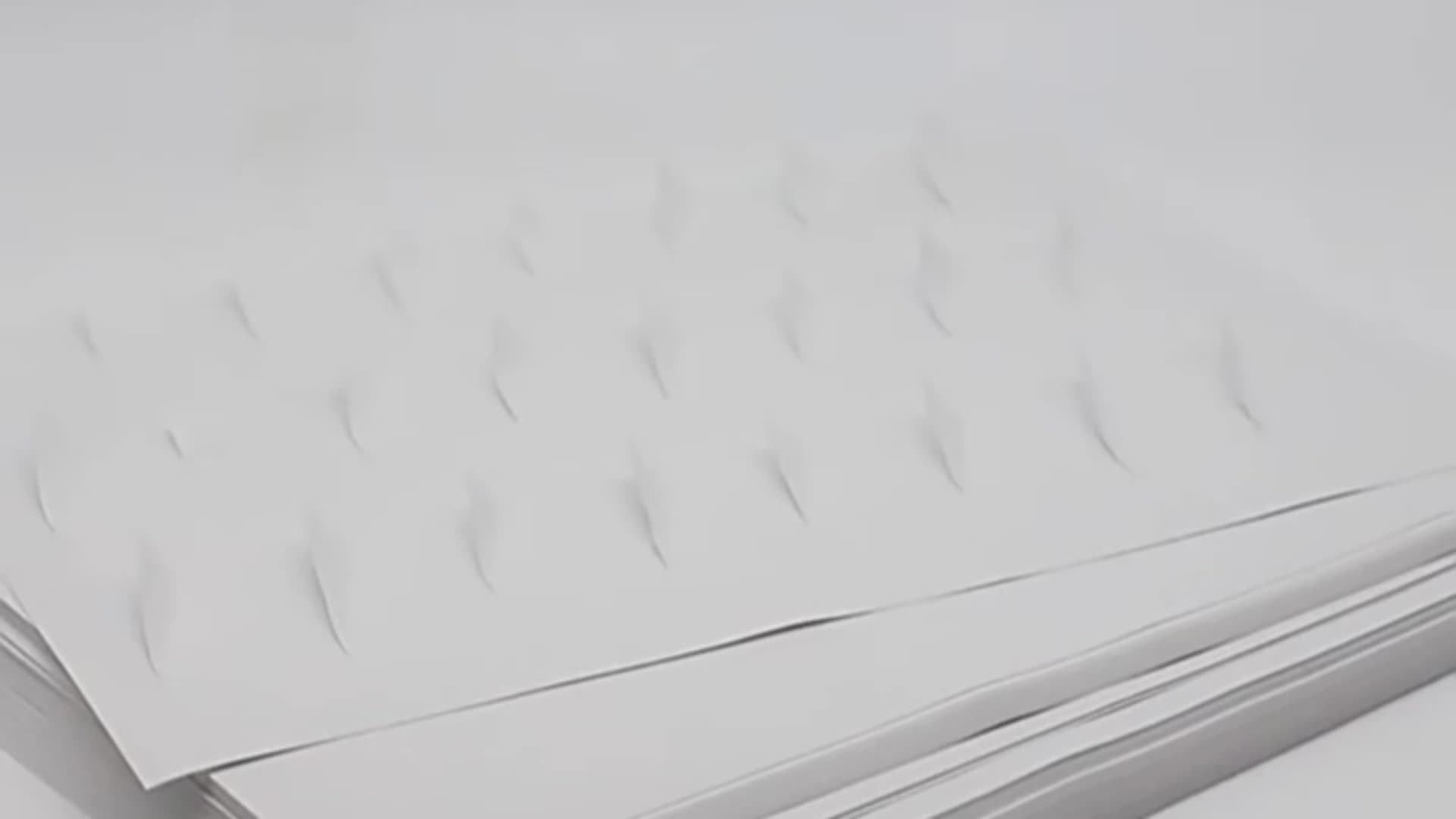 Flexography A4 Sticker Paper Self Adhesive A4 Paper Half Cutting Glossy ...