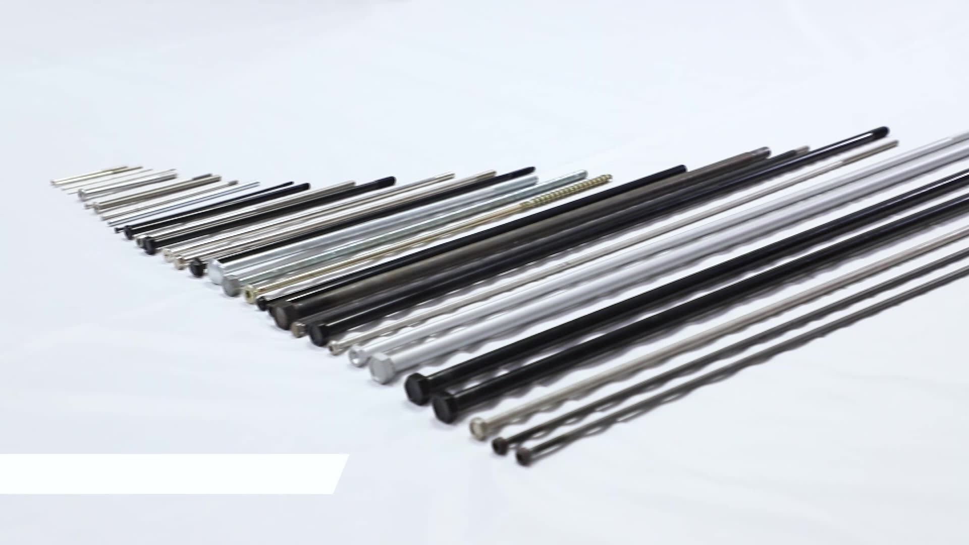 M3 M4 M5 M6 M8 Custom Metric Screws Steel Hex Machine Thread Bolt Long ...