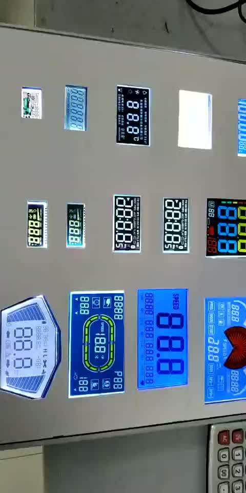 Custom Size Liquid Crystal Display Module Digital 7-segment Lcd Panel Va Type Transparent Lcd ...