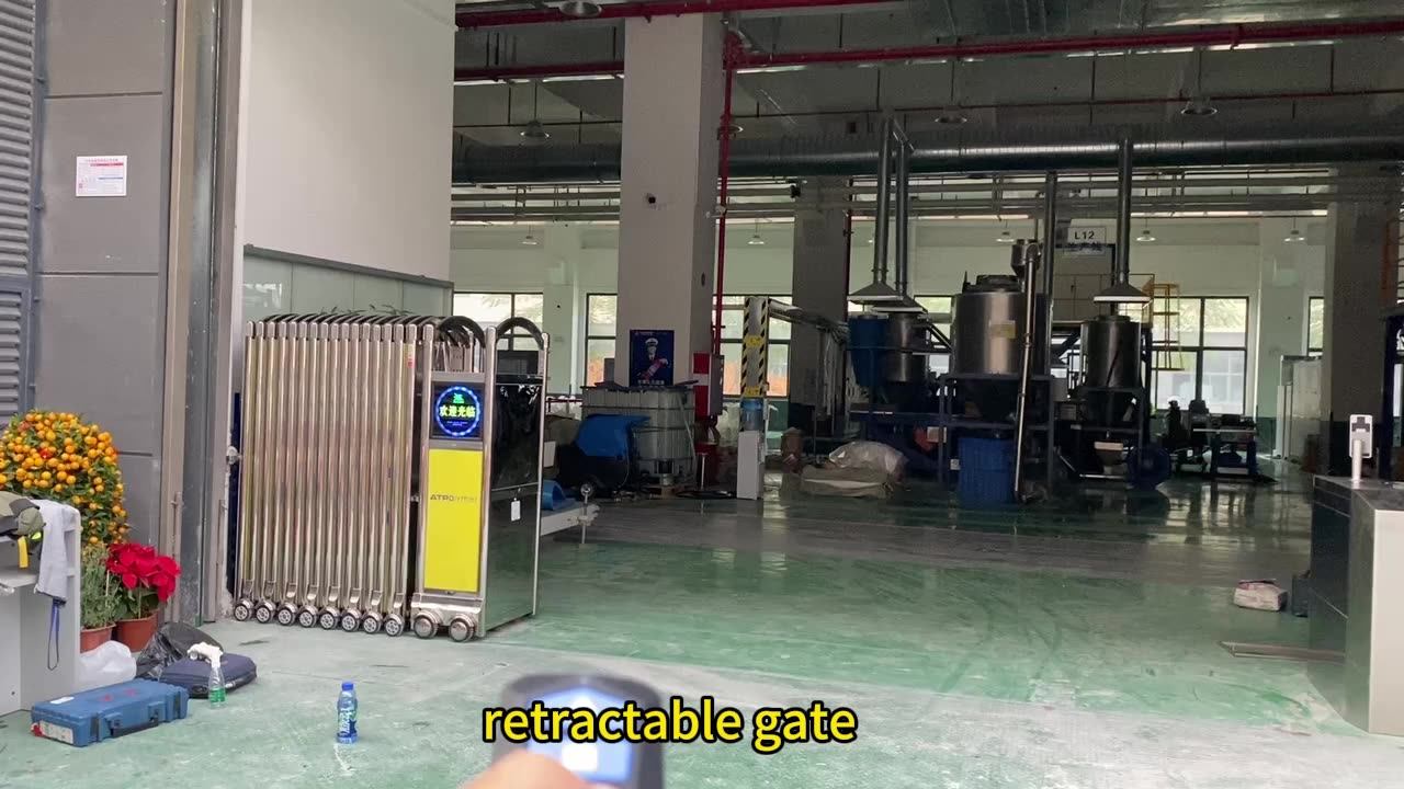 Stainless Steel Retractable Main Gate Security Electric Industrial ...