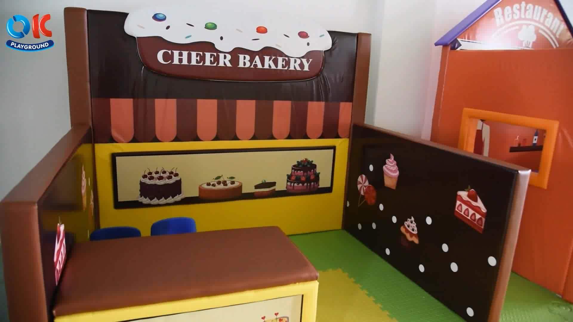 Ok Playground Indoor Mini Restaurant Role Play Toys Children Soft Play ...