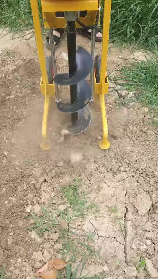 One Man Manual Small Earth Auger Drill Machine For Garden Use - Buy ...