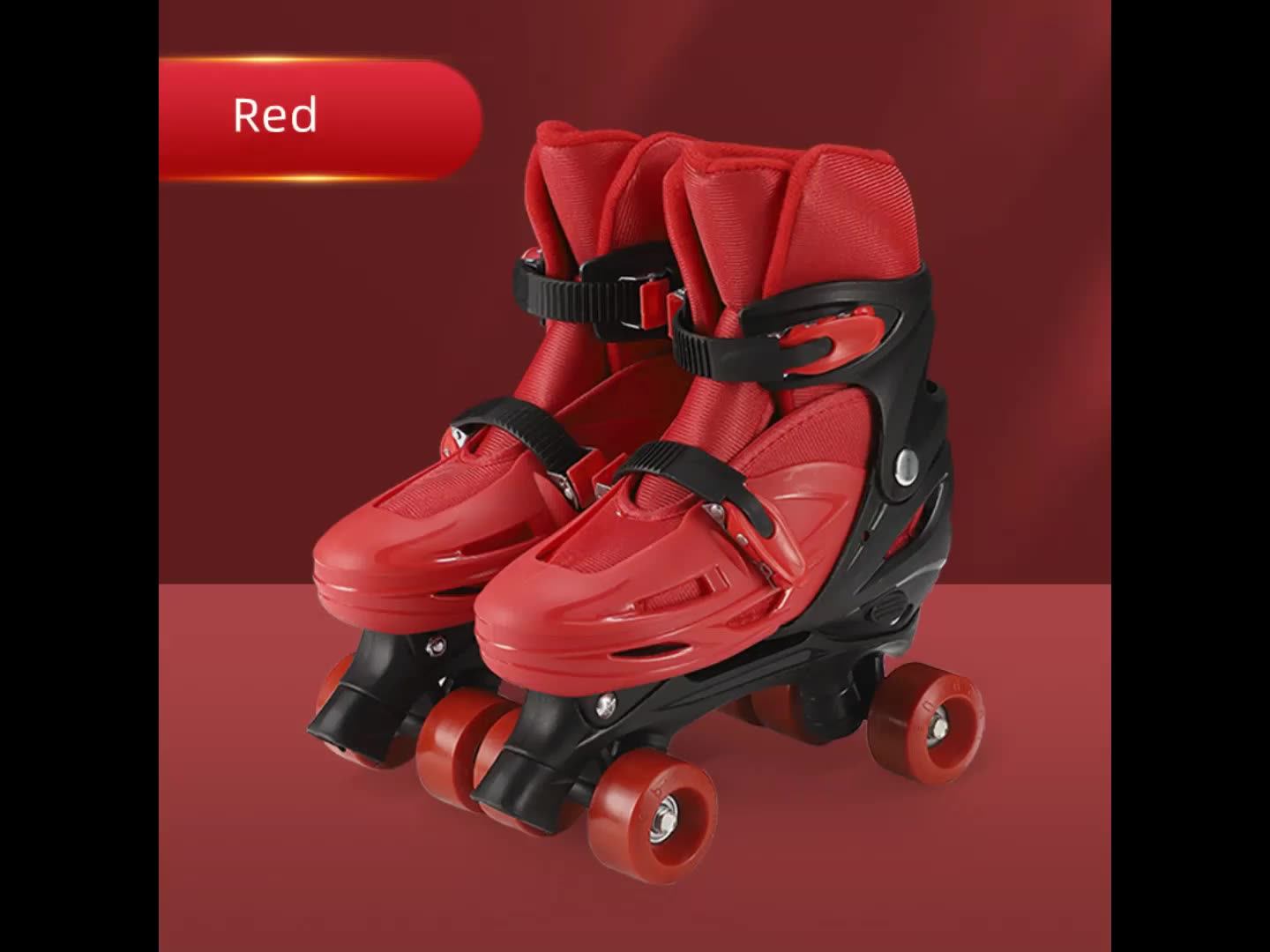 Single Flash Pvc Roller Skates With Wheel Skate Shoes For Roller Sports ...