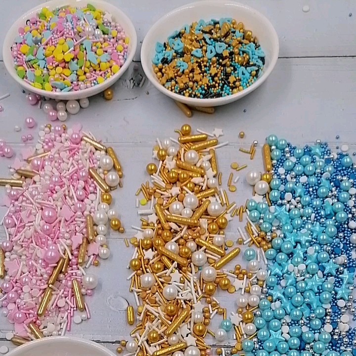 Edible Sprinkles Hot Sale Rainbow Sprinkles Halal Sprinkles Edible ...