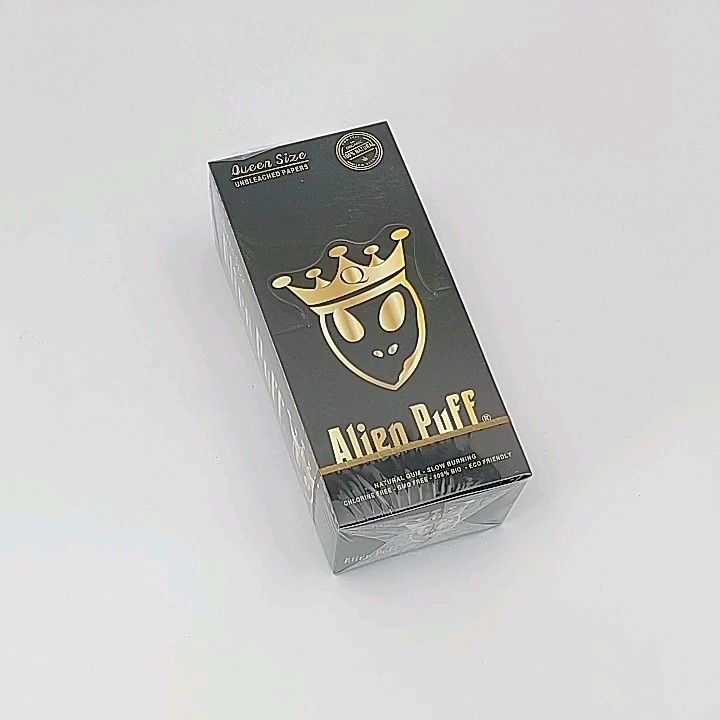 Alien Puff Smoking Paper 1 1/4 Size Arabic Gum Ultra Thin Slow Burning ...