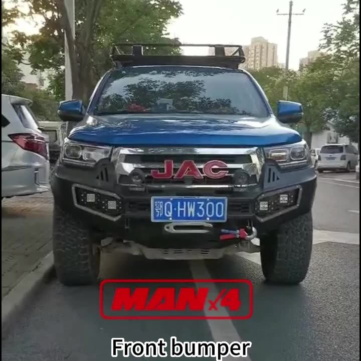 Manx4 Steel Bull Bar Front Bumper Nudge Bar For Jac Shuailing T8 - Buy ...
