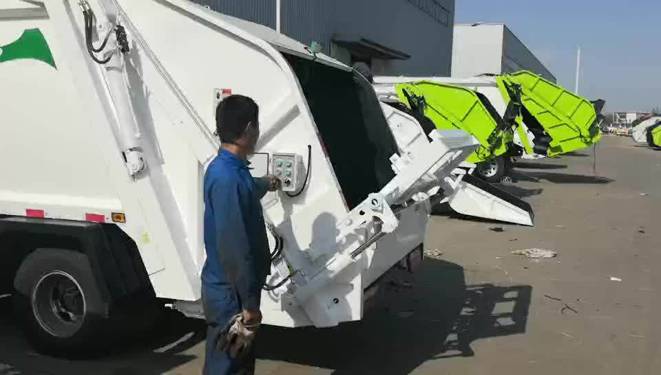 4cbm Garbage Container Lift Trucks Car Trash Compactor - Buy Garbage ...