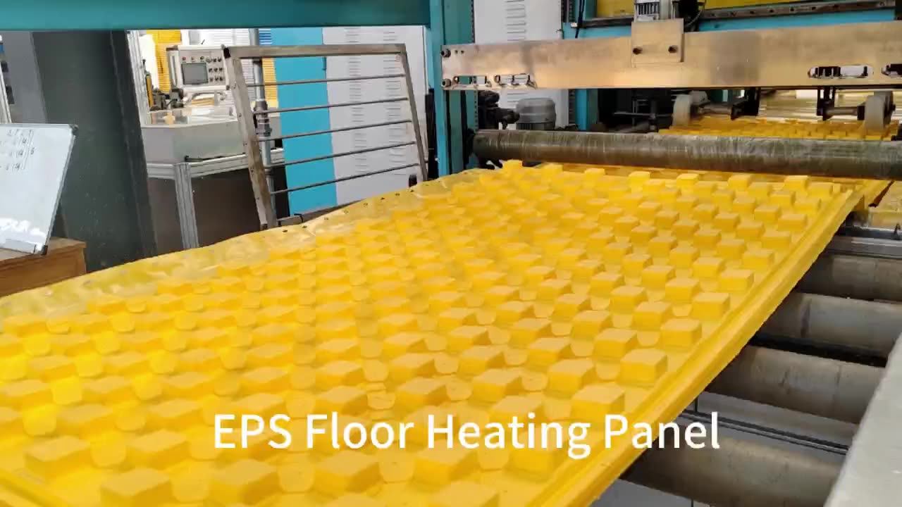 High Density Thermal Insulation Eps Panels For Underfloorheating Pipes ...