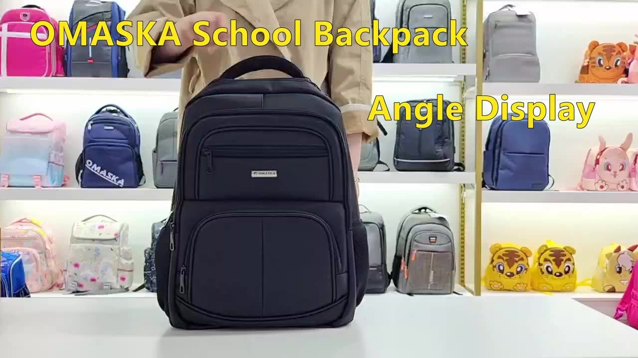 Omaska Custom Computer School Bags Waterproof Mochila Bolsa Nylon Large Capacity 17 Inch Laptop ...