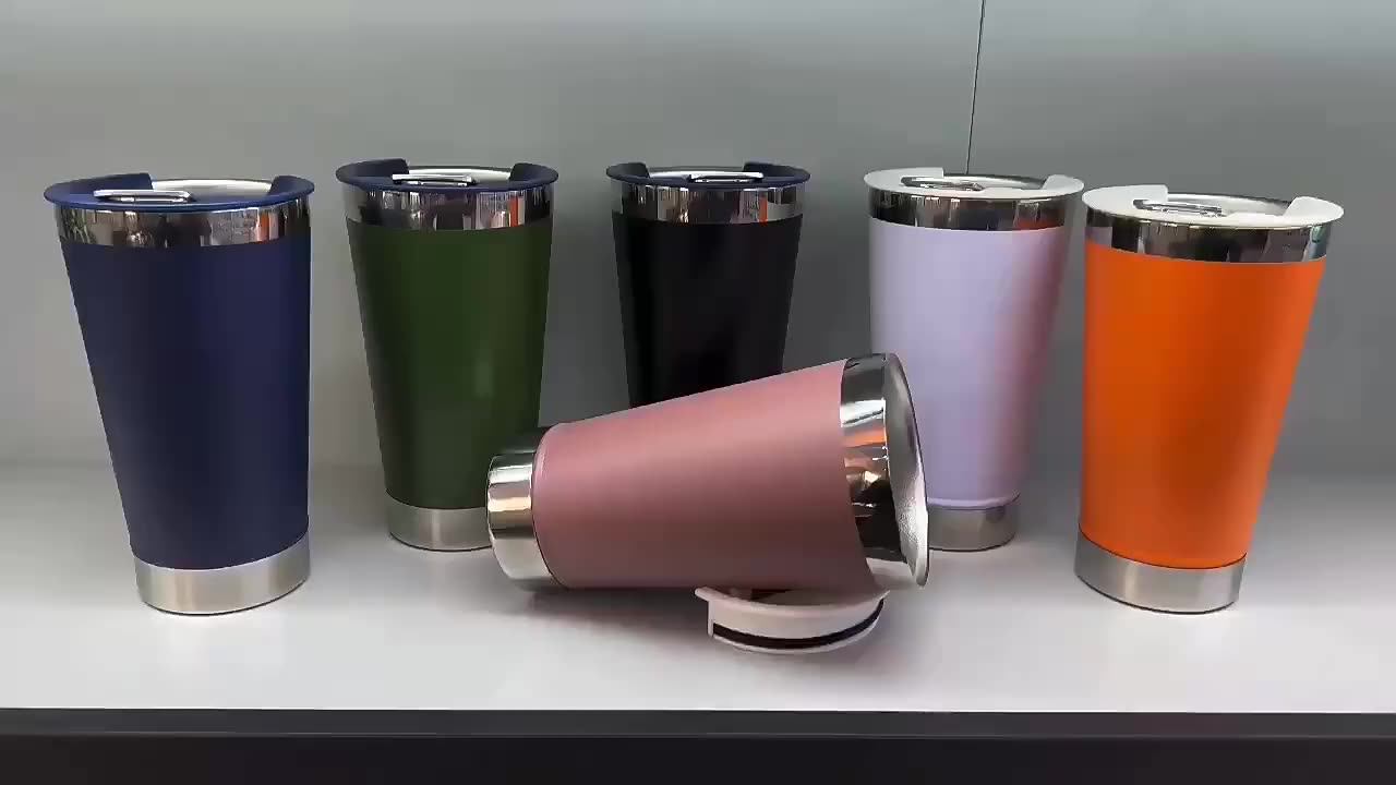 Gzysl Factory Customized Green Original 473ml Stainless Steel Beer Cup ...