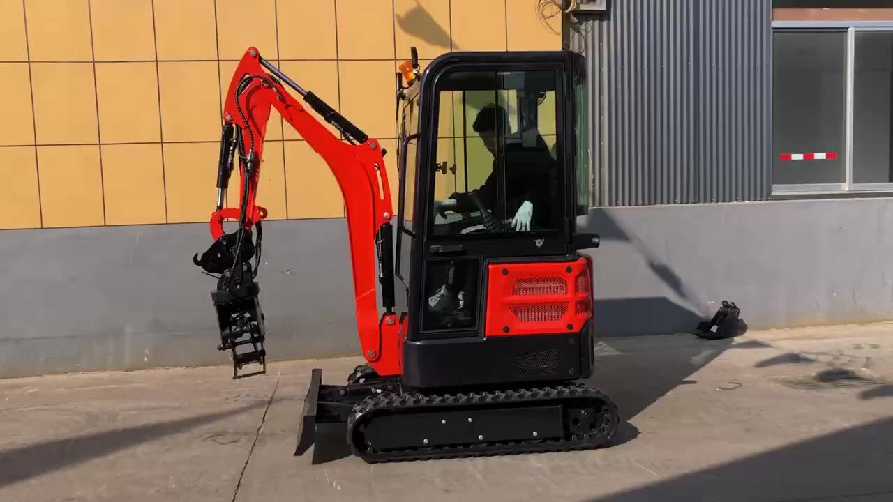 Ce/epa Engine Excavator 1ton 2ton 3ton Mini Bagger Digger Machine Farm ...