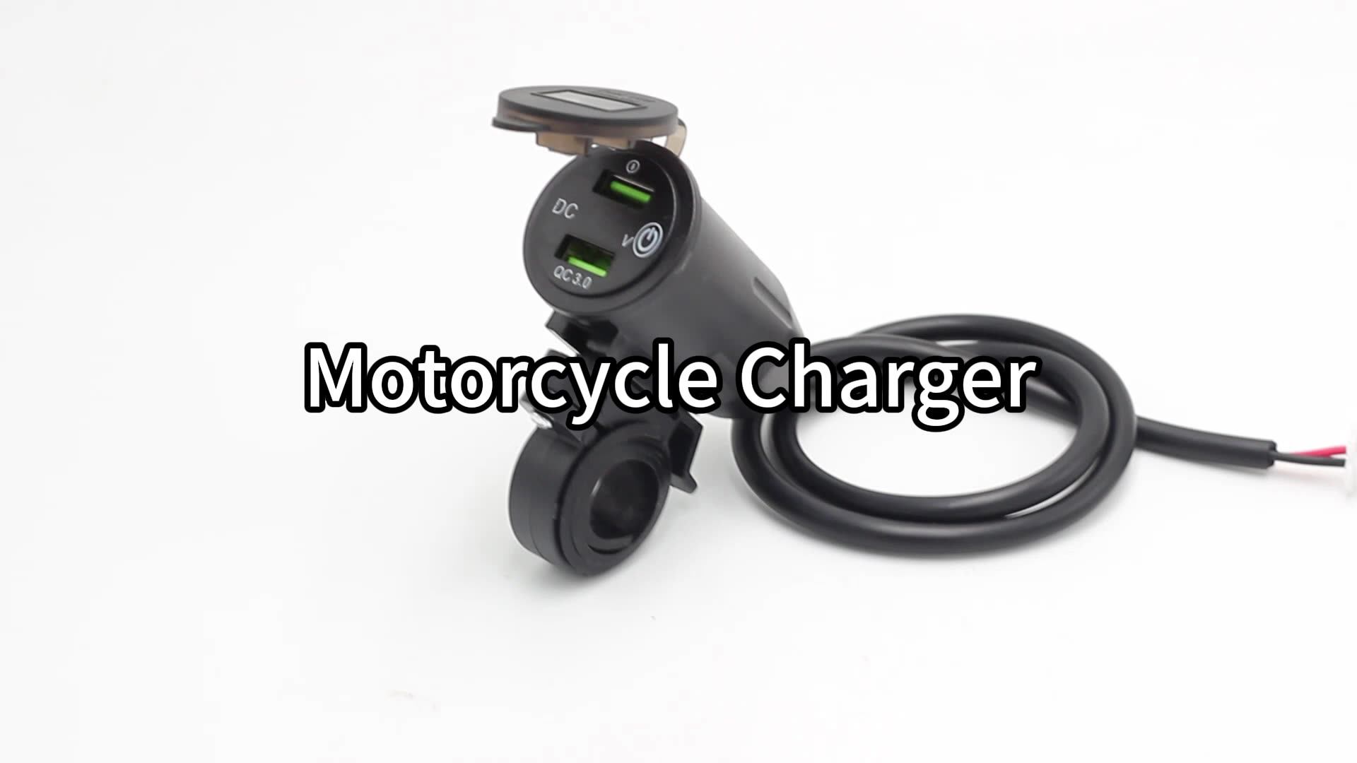 Motorcycle Usb Charger Knight Handlebar Car Charger Qc3.0 Dual Usb Fast ...
