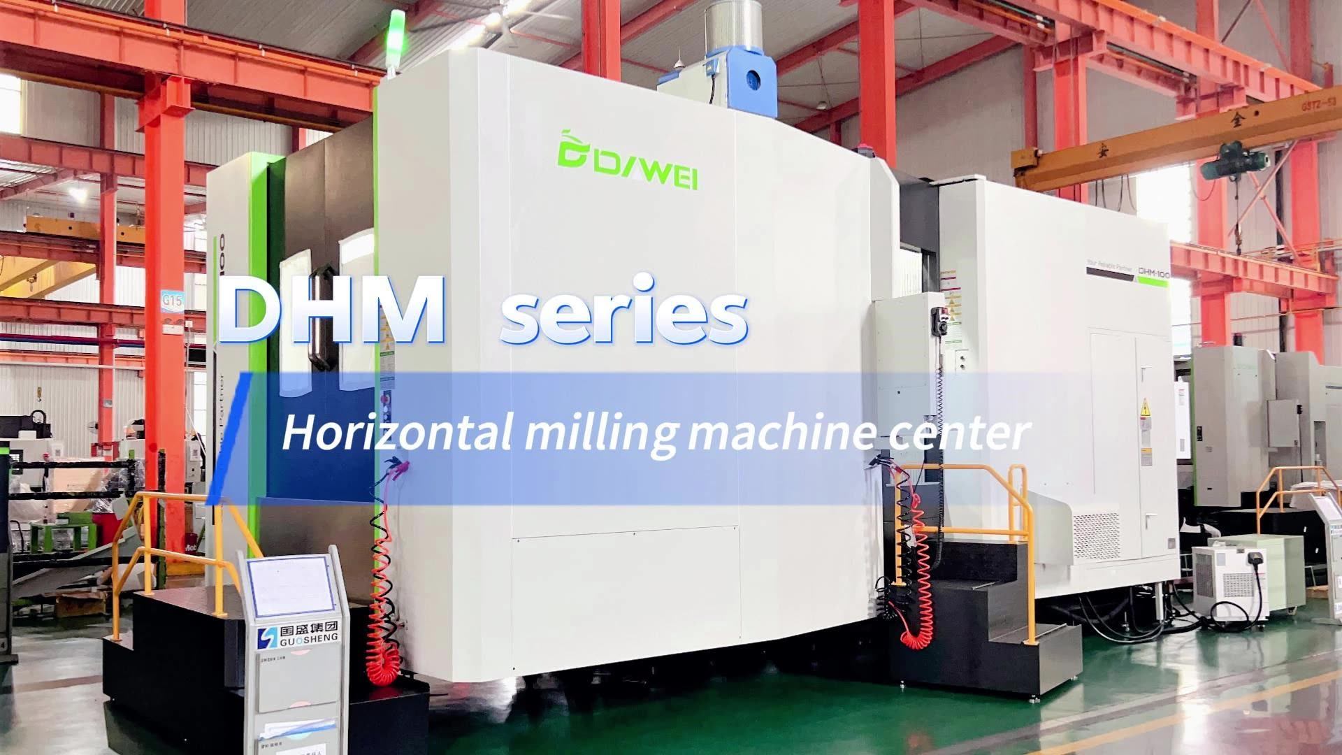Dhm100d Horizontal 4 Axes Cnc Milling Machine For Metal Processing ...