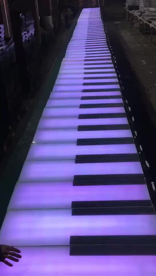 Outdoor Commercial Decorative Rgb Color Changing Piano Music ...