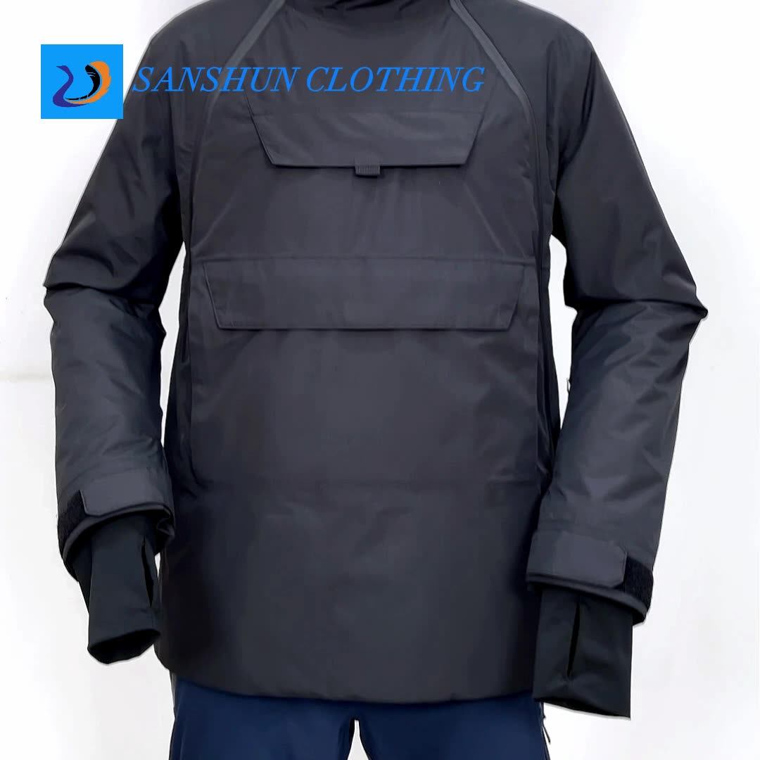 Custom Anorak Windbreaker Hoodie Ski Pullover Jacket Warm Waterproof ...
