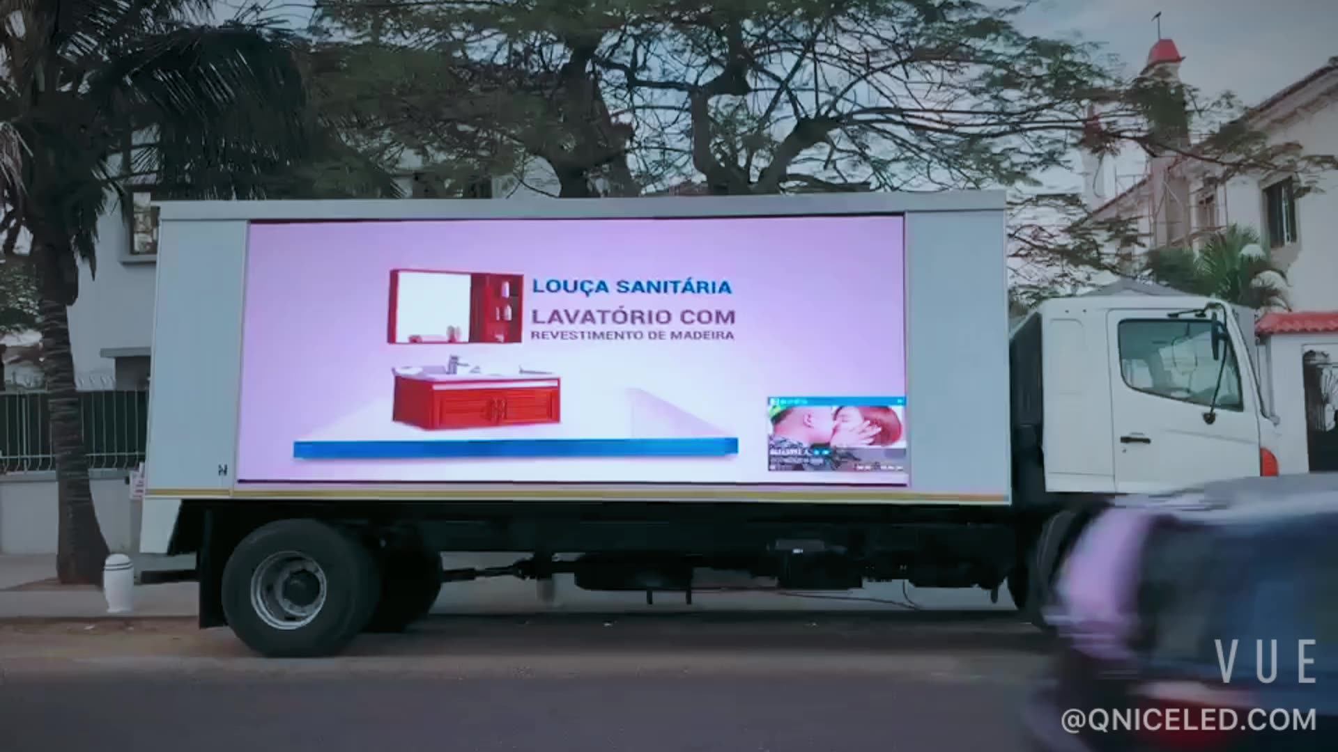 Outdoor Advertising Mobile Led Screen Trailer P8 Full Color Led Video ...