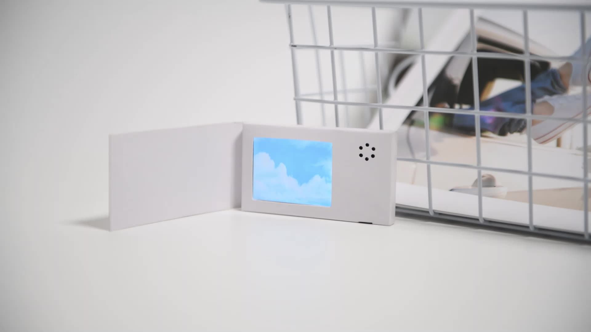 Video Brochure 2.4 Blank Greeting Video Card Digital Blank Video ...