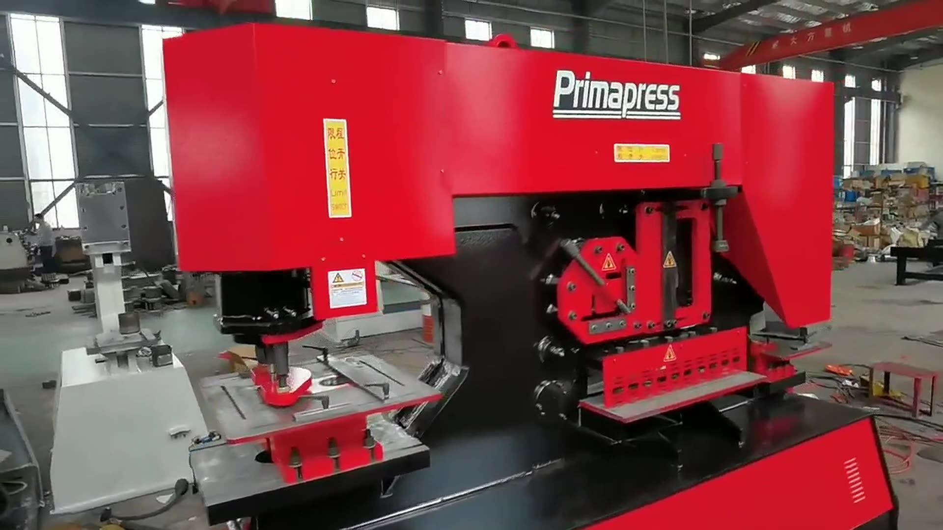 Q35y Series Hydraulic Iron Worker Punching Machine Metal Shear ...