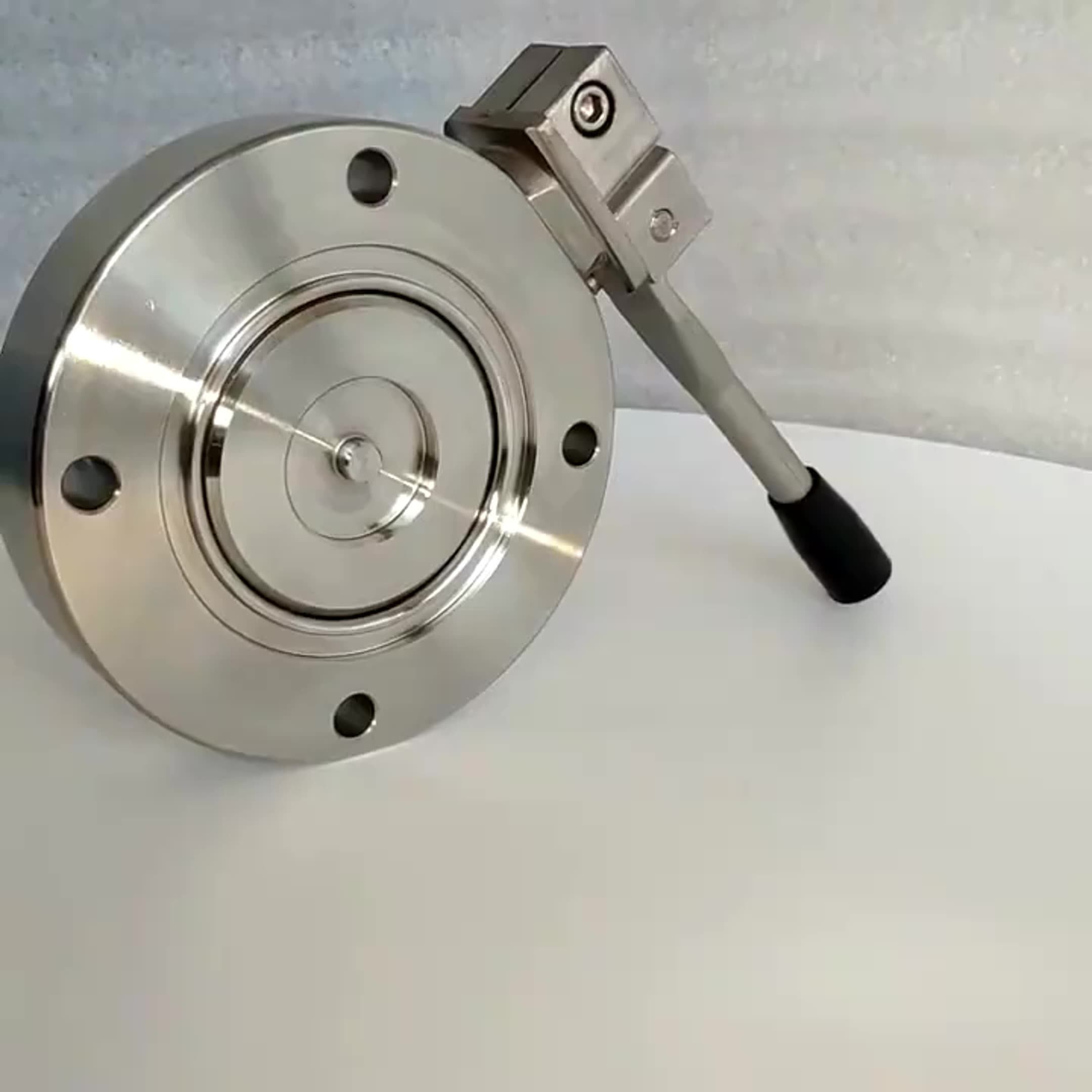 Vacuum System Gi-32 Manual High Butterfly Valve Vacuum Flap Valve ...