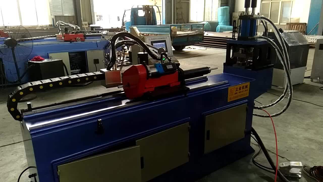 Ck40cnc High Accuracy Cnc Automatic Pipe Hole Punching Machine Bar Rod ...