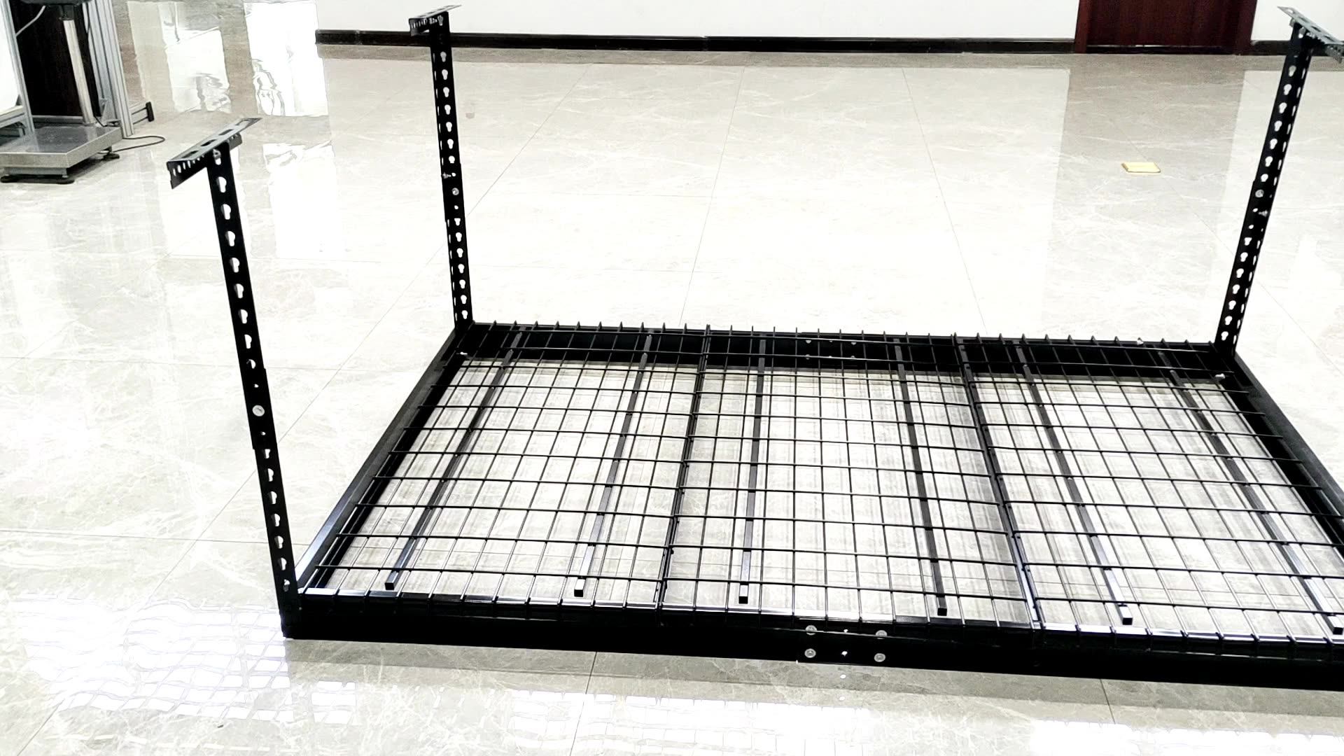 Jh-mech White Medium Adjustable Ceiling Rack Easy To Install Universal ...