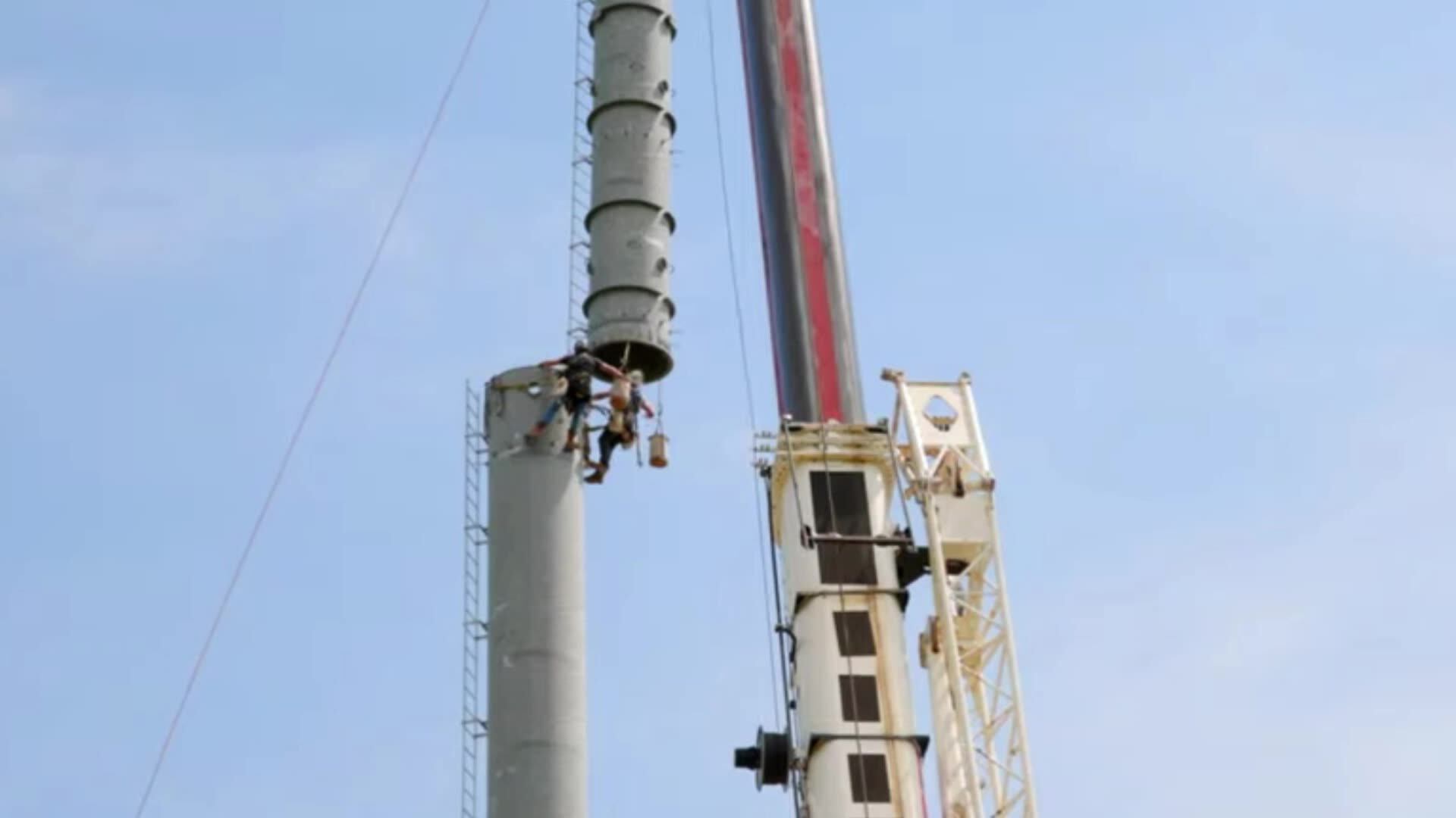 20m 30m 40m High Self Supporting Steel Structure Single Tube Round Pole ...