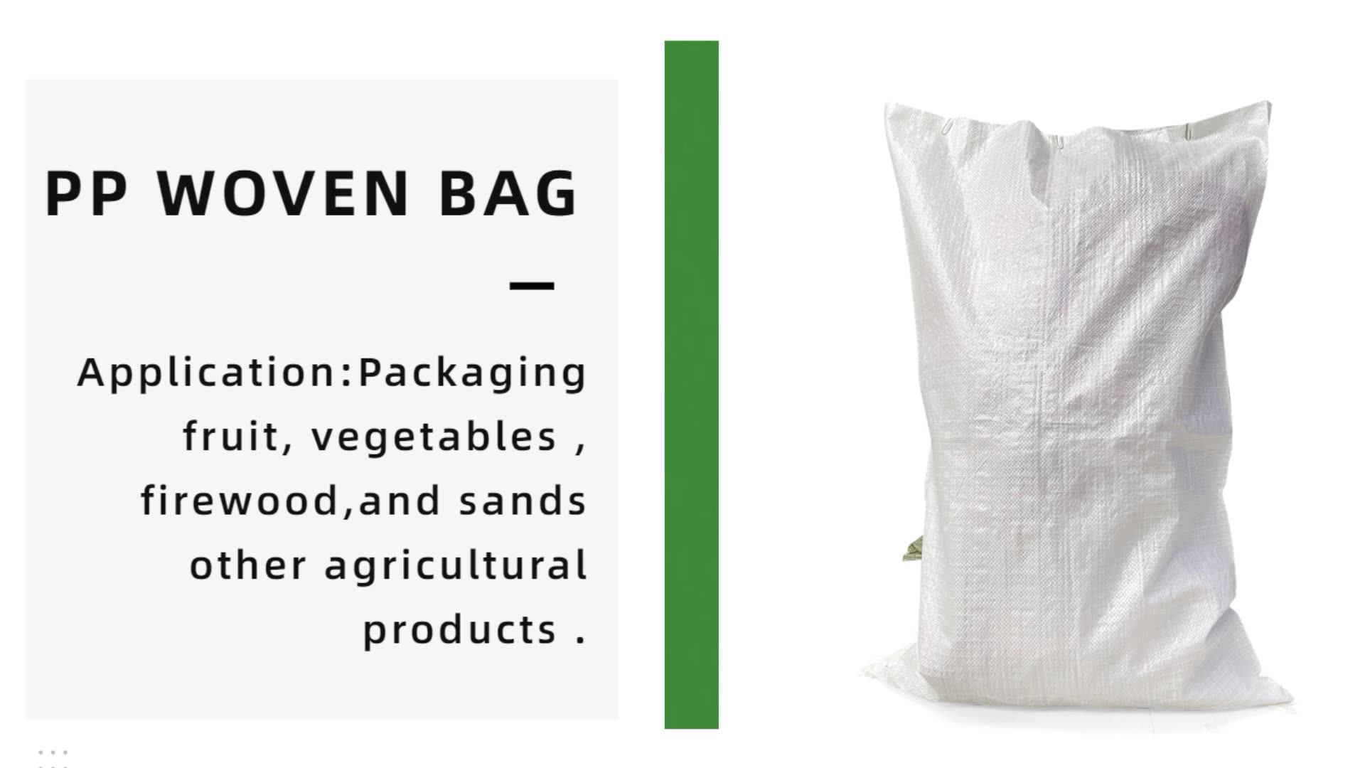 Wholesale Customized 50kg 100kg Plastic Pp Woven Sacks Empty Bag For ...