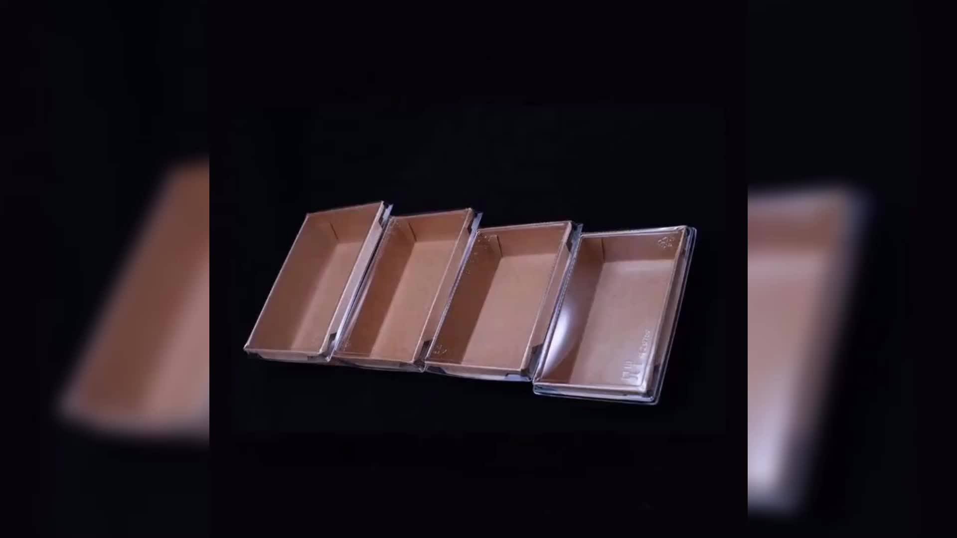 Snap Up Healthy Brown Paper Lunch Boxes Kraft Paper Disposable Packing ...