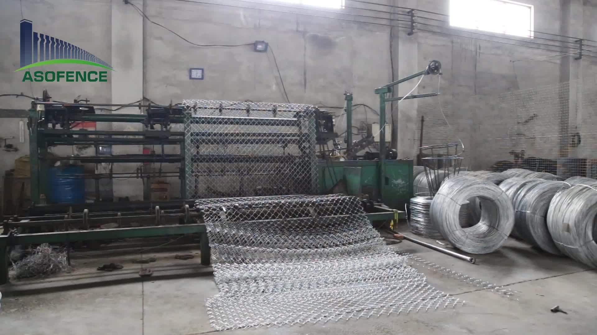 High Quality 6ft 8ft Diamond Mesh Chain Link Cyclone Wire Fence Roll ...