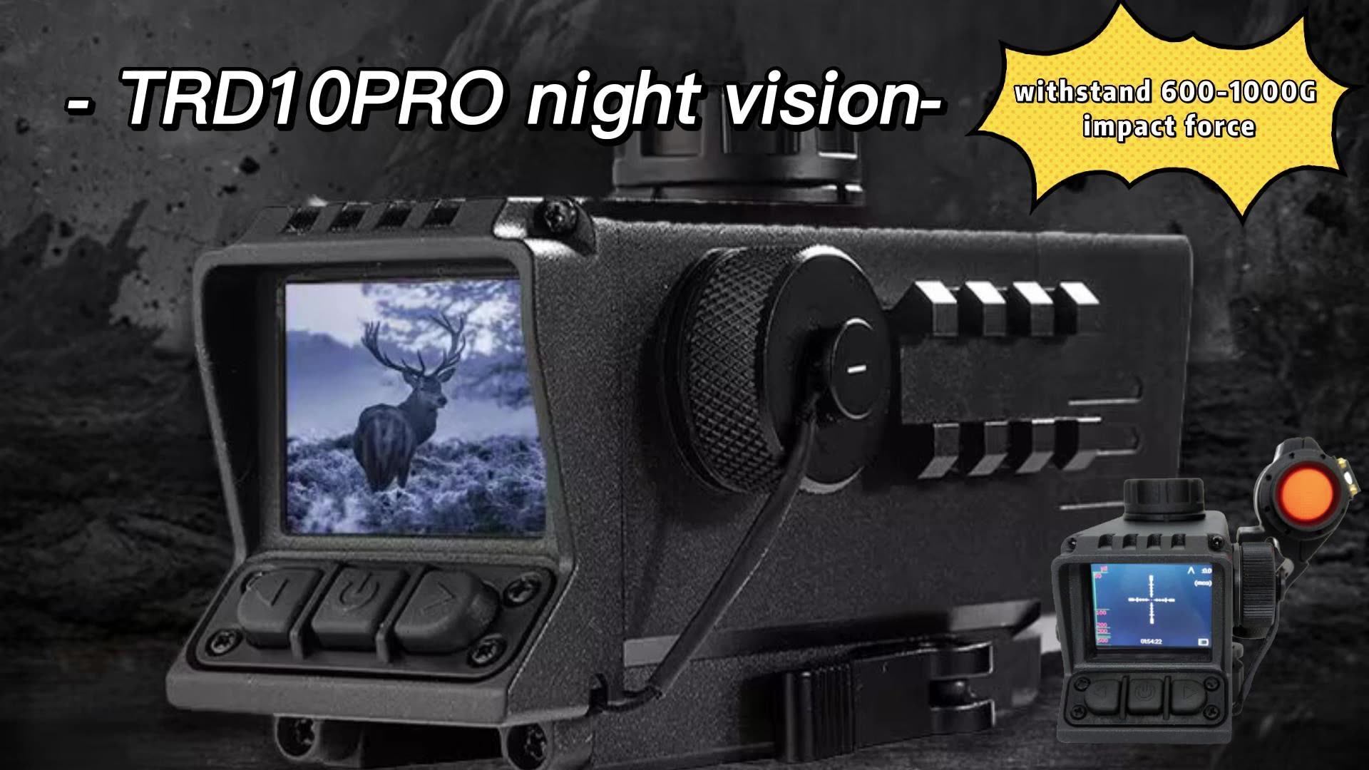 Trd10pro Night Vision Scope Day And Night Dual-use Monocular High ...