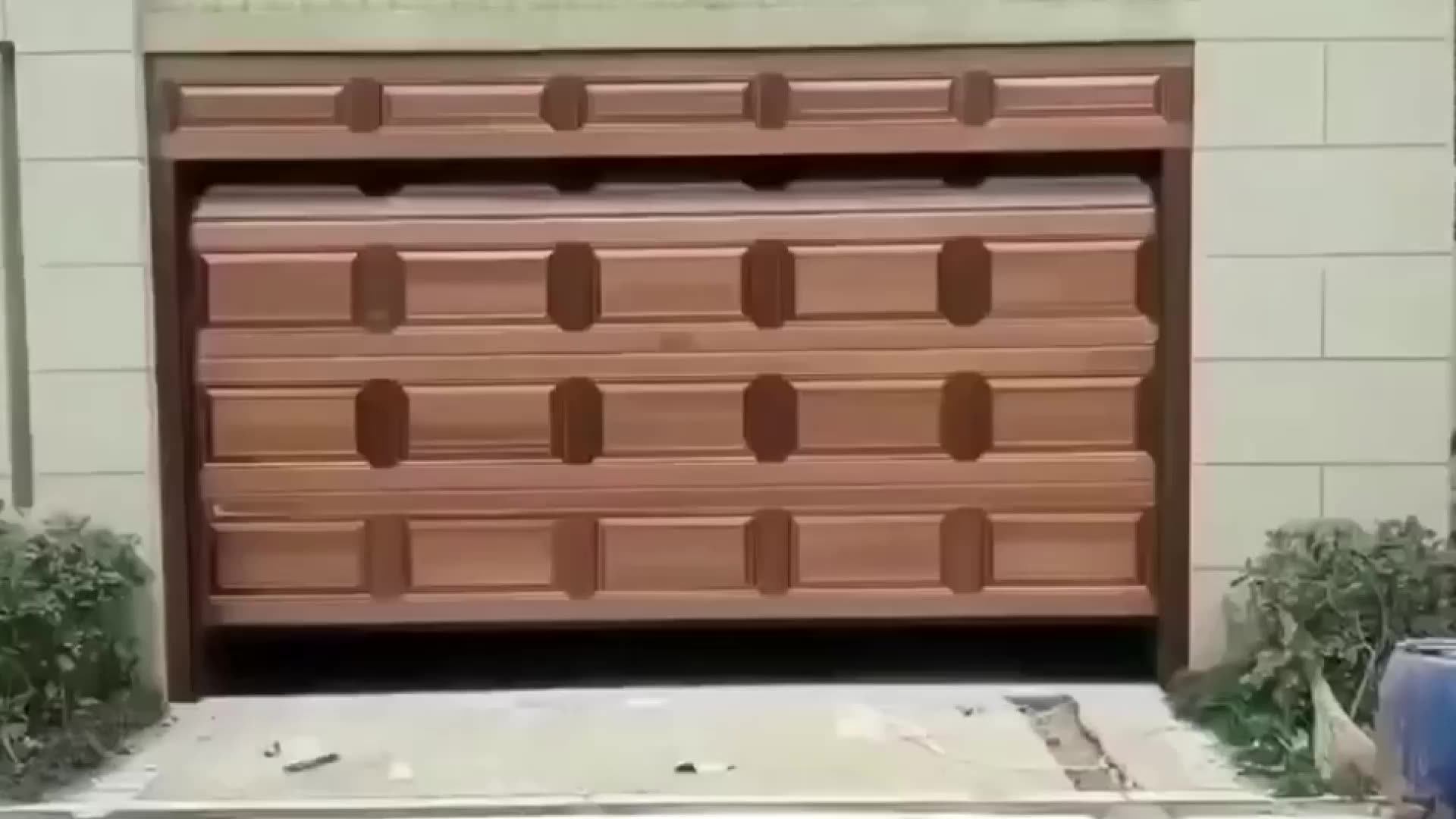 Wooden Doors Luxury Residential Automatic Door With Garage Door - Buy ...