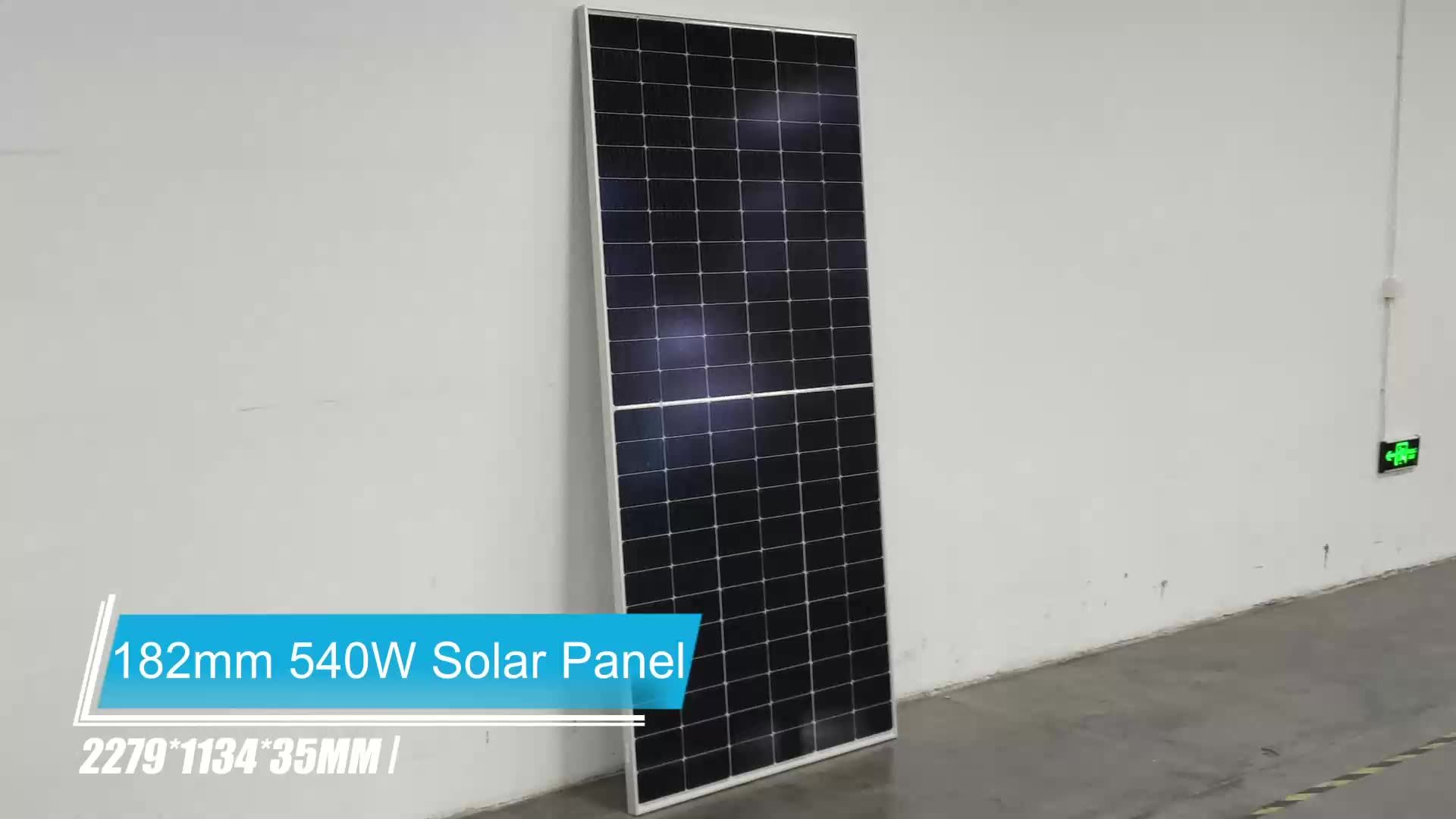 550w Monocrystalline Solar Cell Solar Panels 10bb 48v 96 Solar Cell 550 ...