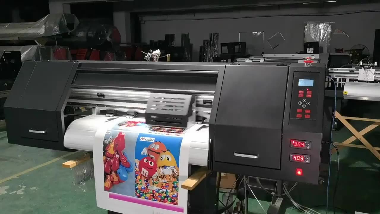 Disen Eco-solvent Printing Label Machine Xp600 I3200 Print Head 24 Inch Small Wide Format Eco ...